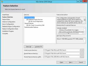 Cài đặt SQL Server 2016 SP2 Express - Hiệp Phạm Blog
