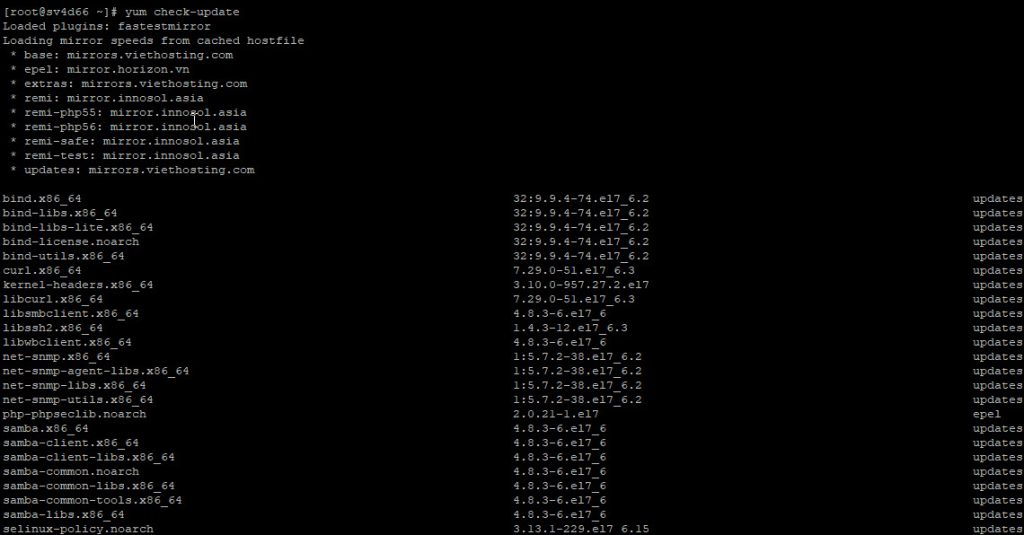 20 lệnh YUM trên Linux cho Package Management - Hiệp Phạm Blog