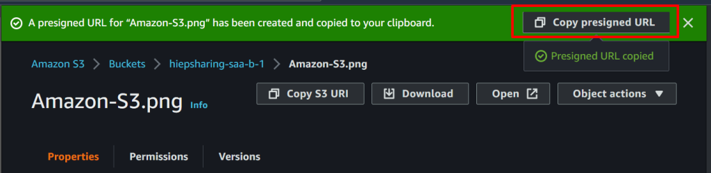 Hướng dẫn tạo S3 presign URL - Hiệp Phạm Blog