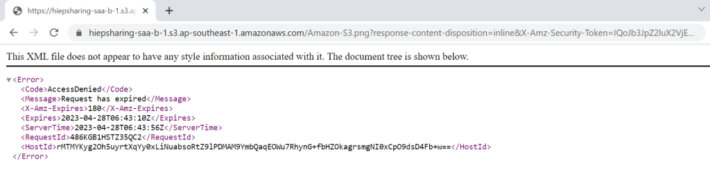 Hướng dẫn tạo S3 presign URL - Hiệp Phạm Blog
